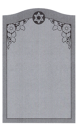 Single Headstone Sample Design G - Weinsteinchapels