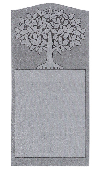 Single Headstone Sample Design H - Weinsteinchapels